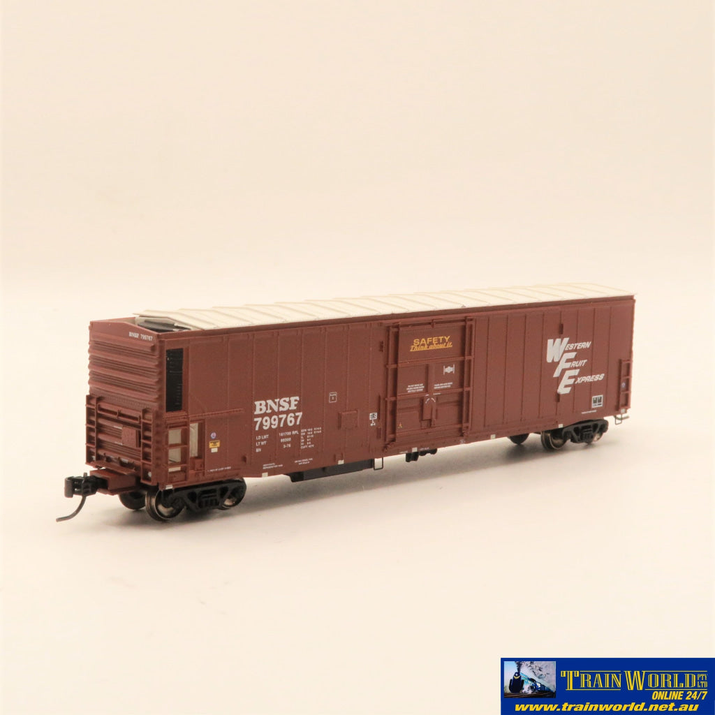 ATH-24774 Athearn 57' FGE Reefer w/Sound BNSF 799767 N Scale – Train World