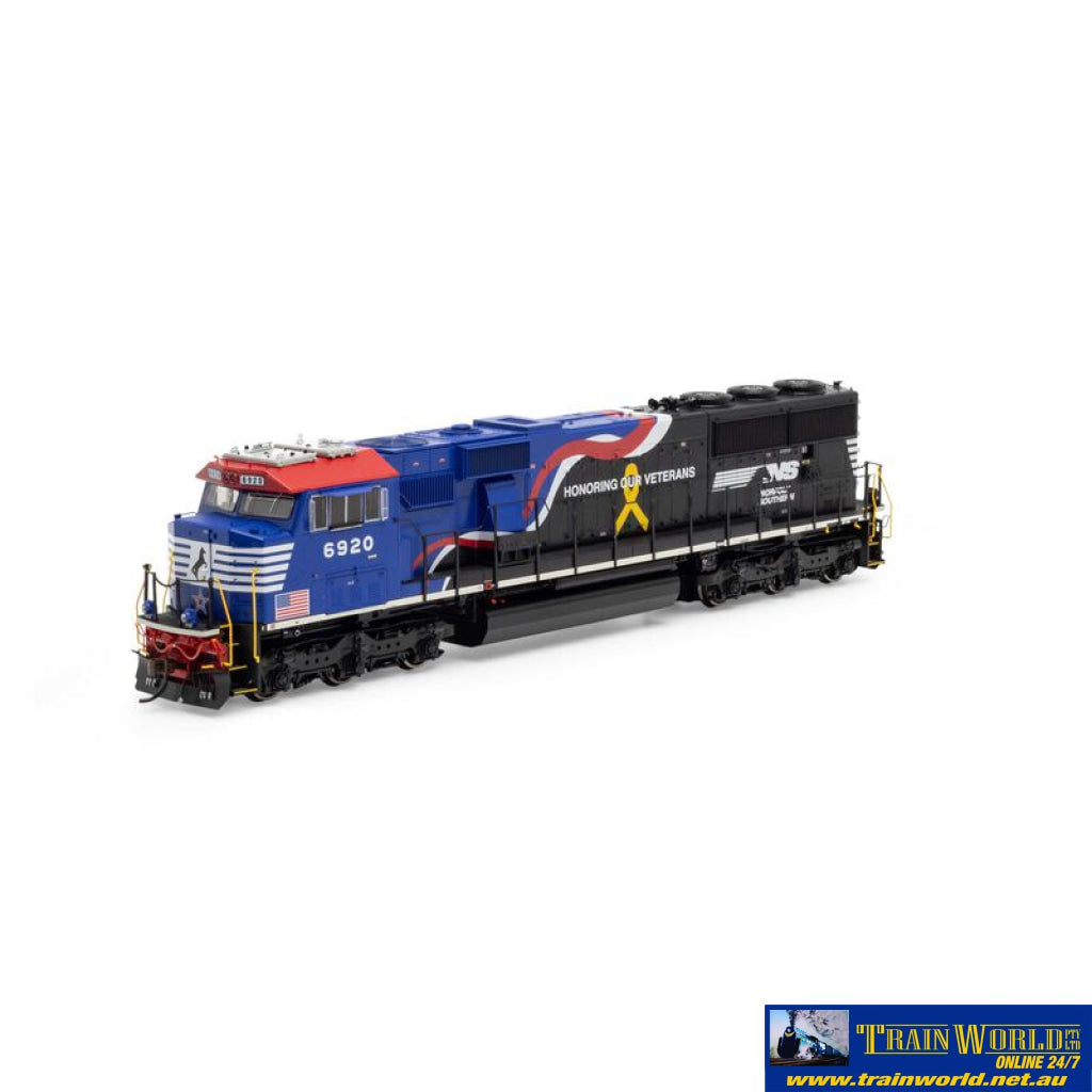 ATH-G65193 Genesis SD60E Locomotive, NS/Veterans #6920 HO Scale DCC Re ...