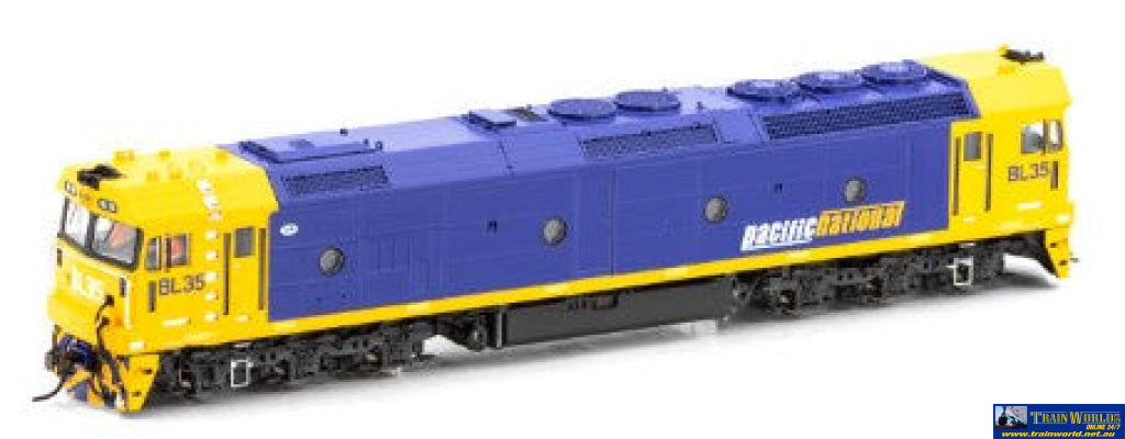 AUS-BL11 Auscision BL-Class BL35 PN Intermodal Blue/Yellow HO-Scale DC ...