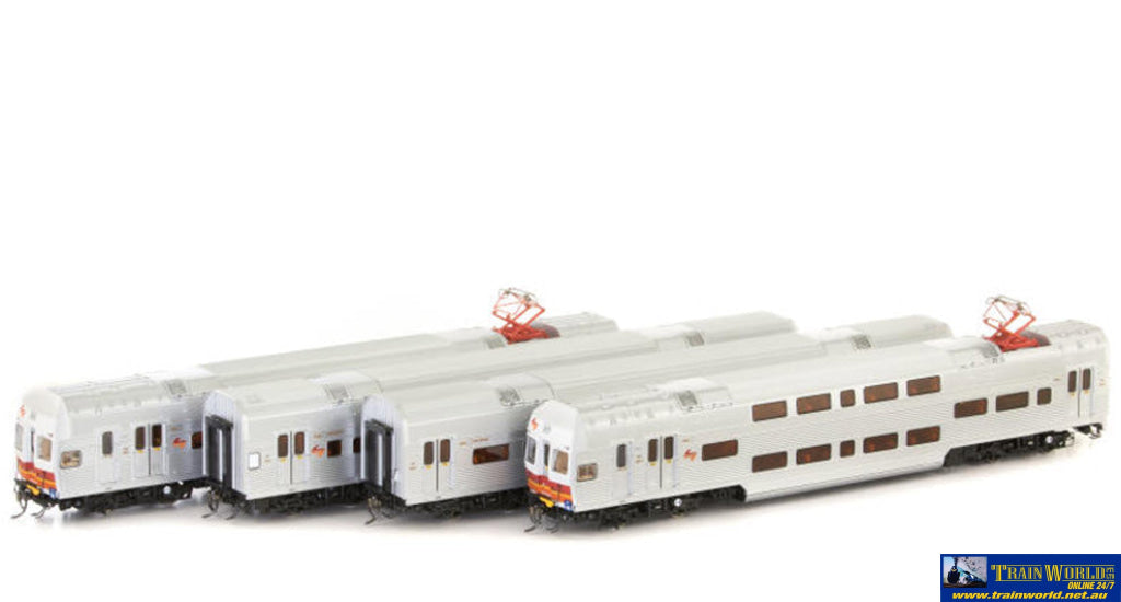 AUS-NPS40 Auscision V-Set (4-Car) #V16 SRA Candy-Livery with Red-Orang ...
