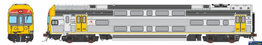 AUS-NPS64 Auscision V Set TfNSW TrainLink, Red/Grey/Yellow Nose with T ...