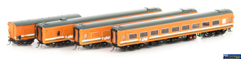 AUS-VPS10 Auscision N-Type Passenger Carriage Set *N16 V/Line Tangerin ...