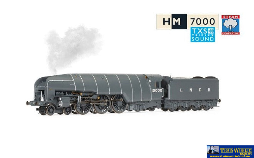 HMR-R30352SS LNER, W1 Class, 4-6-4, 10000 'Hush Hush' With Steam Gener ...