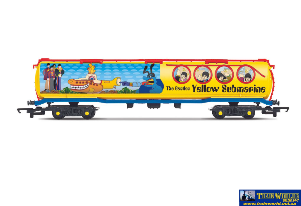 HMR-R60314 The Beatles - 'Yellow Submarine' - 100T Tanker Wagon OO-Sca ...