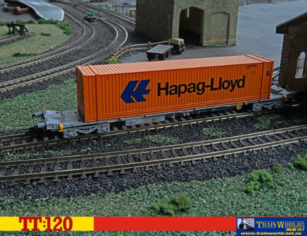 HMR-TT6026 Hornby TOUAX, Sffgmss IFA Wagon with 45' Container 'Hapag L ...
