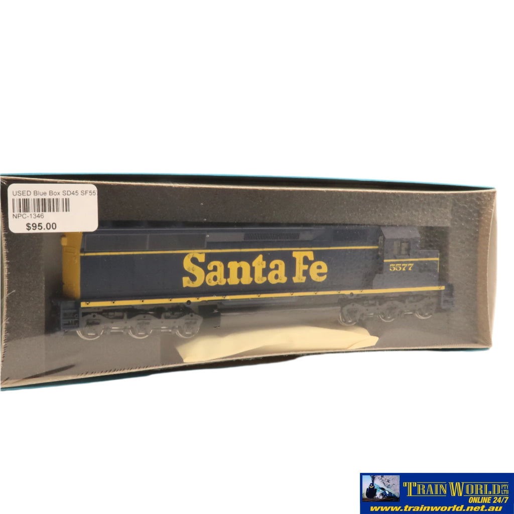 NPC-1346 Used Goods Athearn Blue Box SD45 Santa Fe #5577 HO Scale ...
