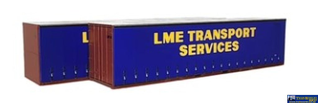 OTM-40CS39 On Track Models 40' Curtain Sider Container LME TRANSPORT ...