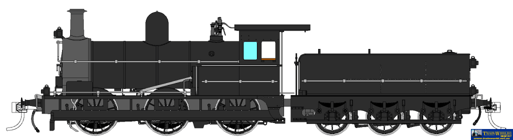 PRE-ORDER TWY-03 Train World VR Y-Class 0-6-0 Tender-Engine #Y108 Blac